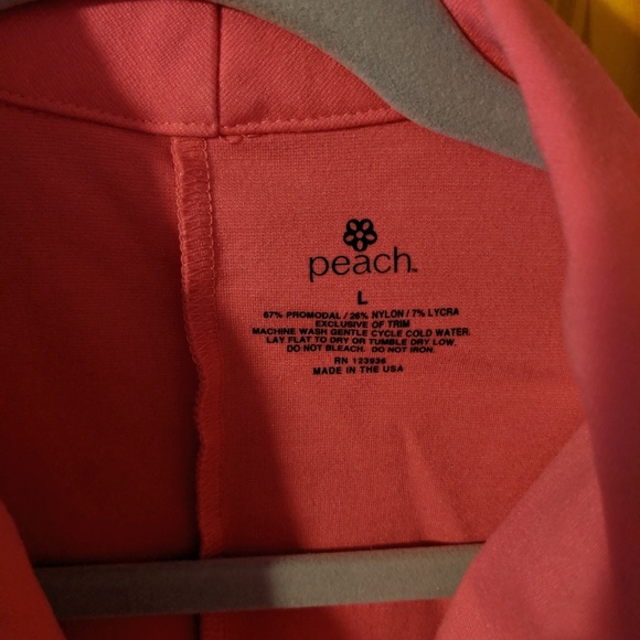 Peach | Jackets & Coats | Peach Zip Up Jacket | Poshmark